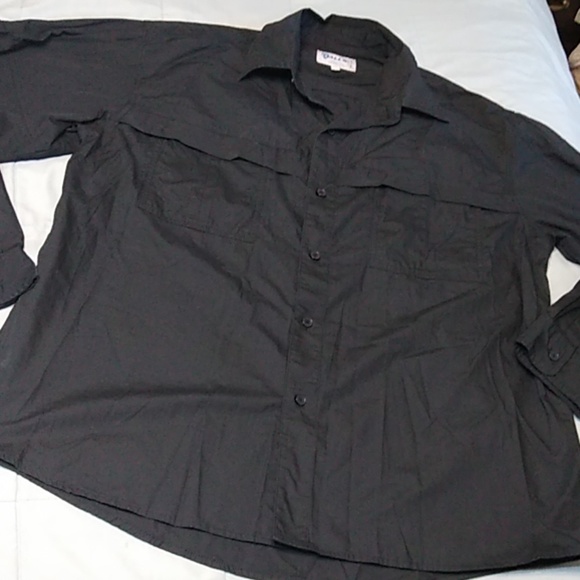 Galls | Shirts | Galls Solid Black Tactical Long Sleeve Shirt Large ...